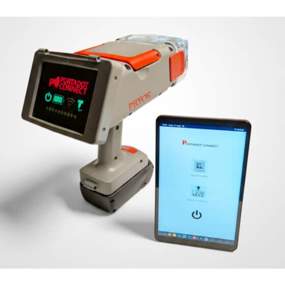 PortaDot 60-30 Connect - app controlled portable dot peen marking